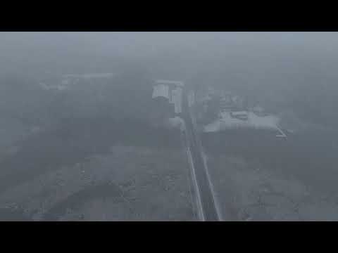 Drone Footage of Snow Falling in King George County, VA 2-11-25