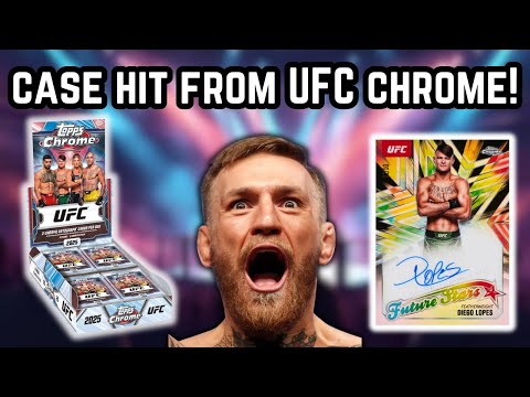 I GOT THE CASE HIT! 2025 Topps Chrome UFC Hobby Box Review!