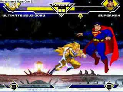 Ultimate SSJ3 Goku VS Superman: The battle of the Gods
