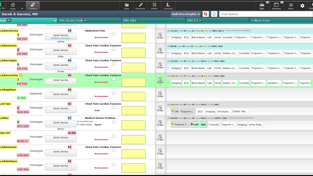 Meditech WebED  Basic Walkthrough