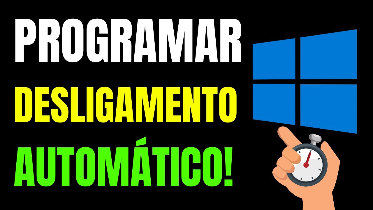 Como PROGRAMAR o PC para DESLIGAR SOZINHO (QUALQUER WINDOWS)