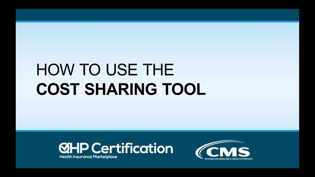 How to Use the Cost Sharing Tool