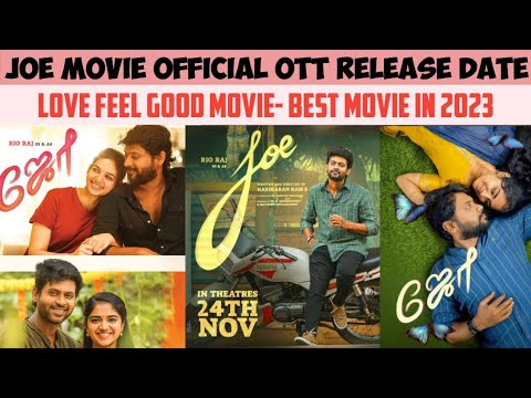 Joe Movie Official Ott Release Date💥Rio Raj-Malavika Manoj-Bhavya Trikha💫S.Hariharan Ram✨Joe Movie😍