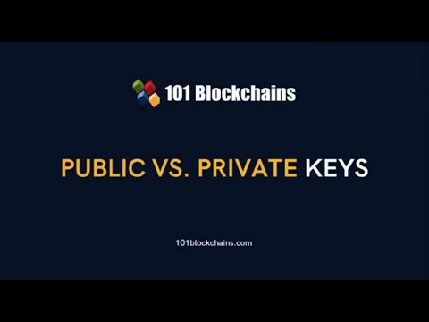 Public vs Private Keys - 101 Blockchains