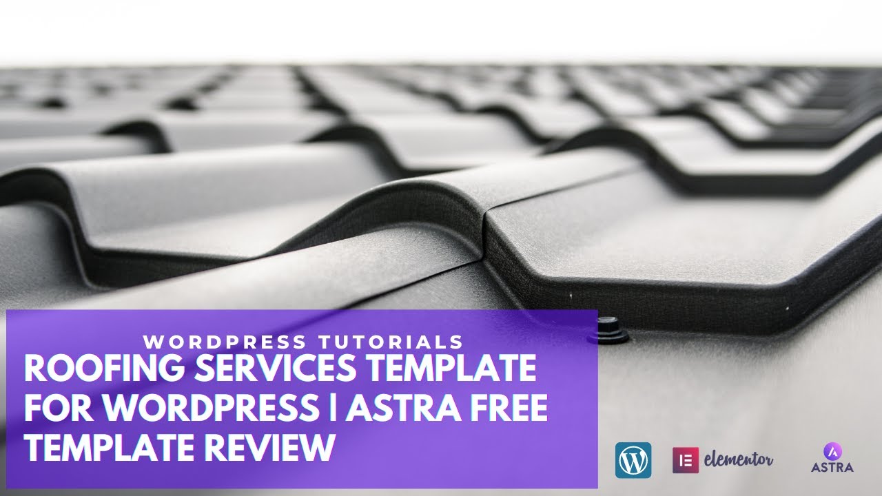 How to setup free Roofing Services template for Wordpress | [ Starter template Astra ]