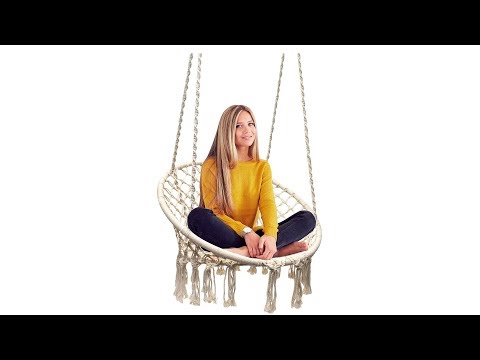 Sorbus Hammock Chair Macrame Swing