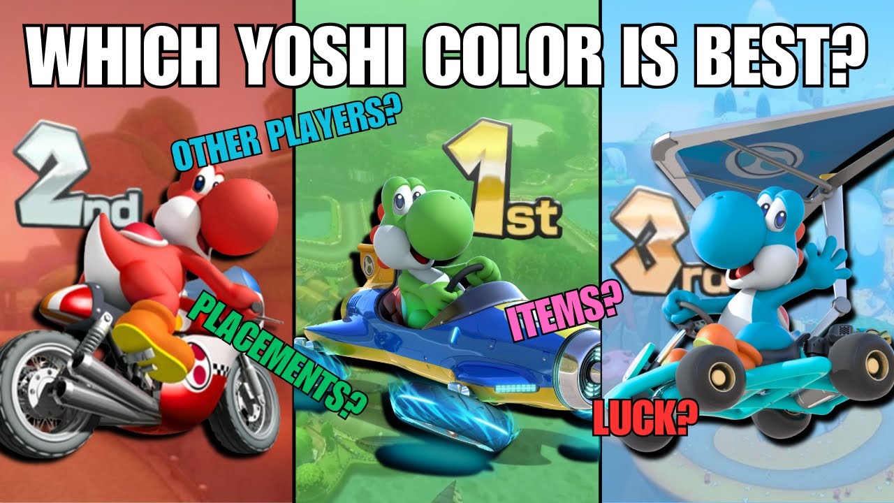 Using Science to Find Out Which Yoshi Color is Best