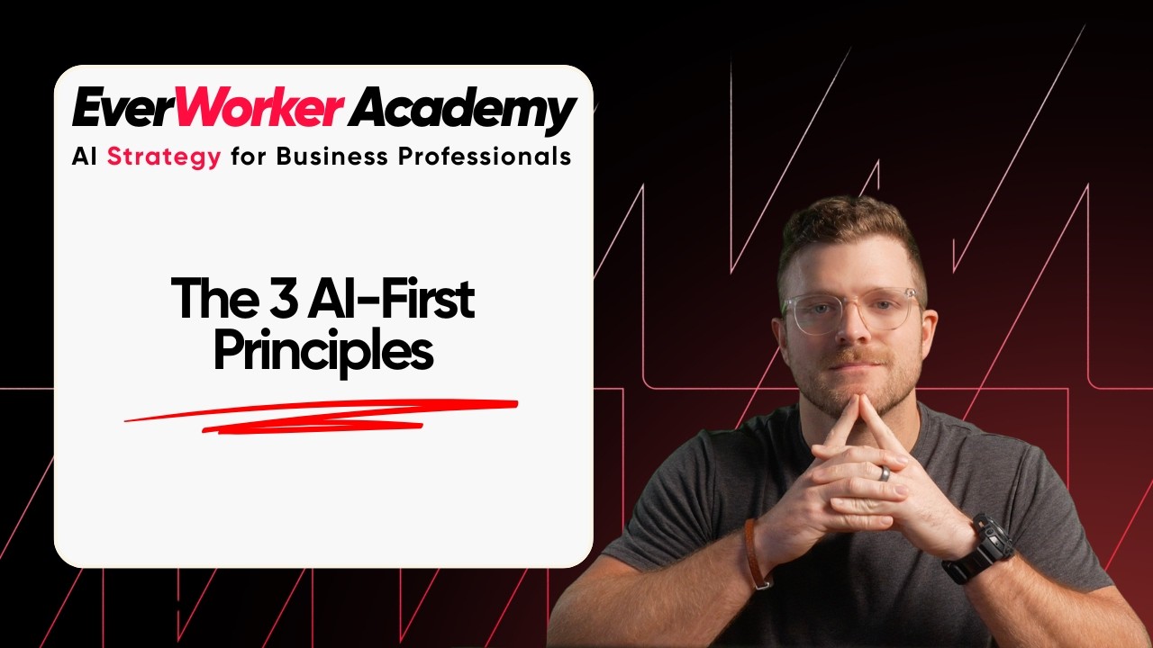 The 3 Principles to Turn Your AI Strategy into an AI-First Operating Model