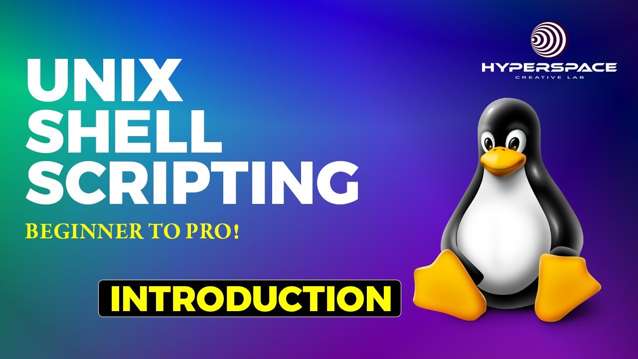 ABSOLUTE BEGINNER TO PRO: UNIX SHELL SCRIPTING TUTORIAL
