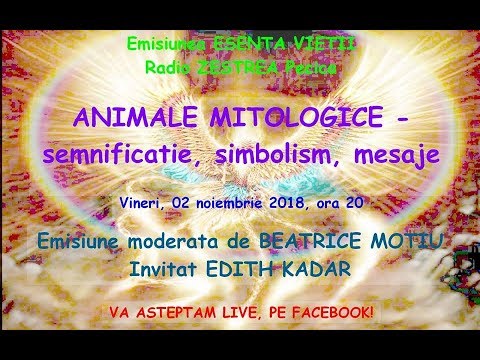 New Video Upload : CREATURI MI(S)TICE – SEMNIFICAȚIE ȘI SIMBOL – Edith ...