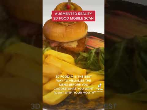 Using AR to see a restaurant’s menu in 3d before ordering your food #food #menu #3d #ar #RiVR