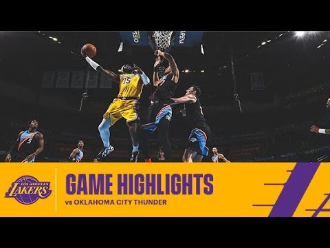 HIGHLIGHTS | Montrezl Harrell (17 pts, 14 reb) vs Oklahoma City Thunder