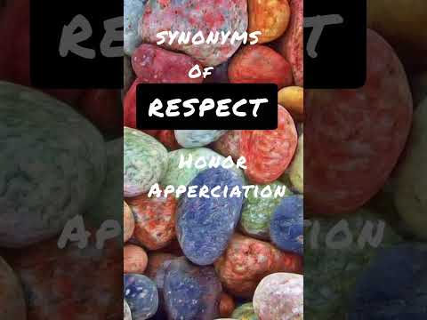 Respect ka synonyms✔|| synonyms of Respect #youtubeshorts #shorts