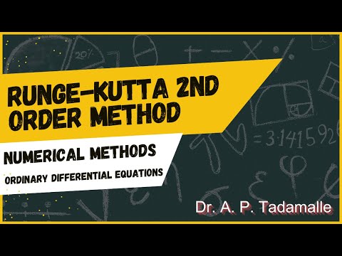 Runge-Kutta 2nd order method - Numerical