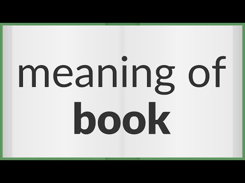 Book | meaning of Book