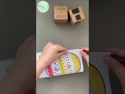 Decorate Easter Egg Card with DIY Dice (Easter Craft Activity for Kids)