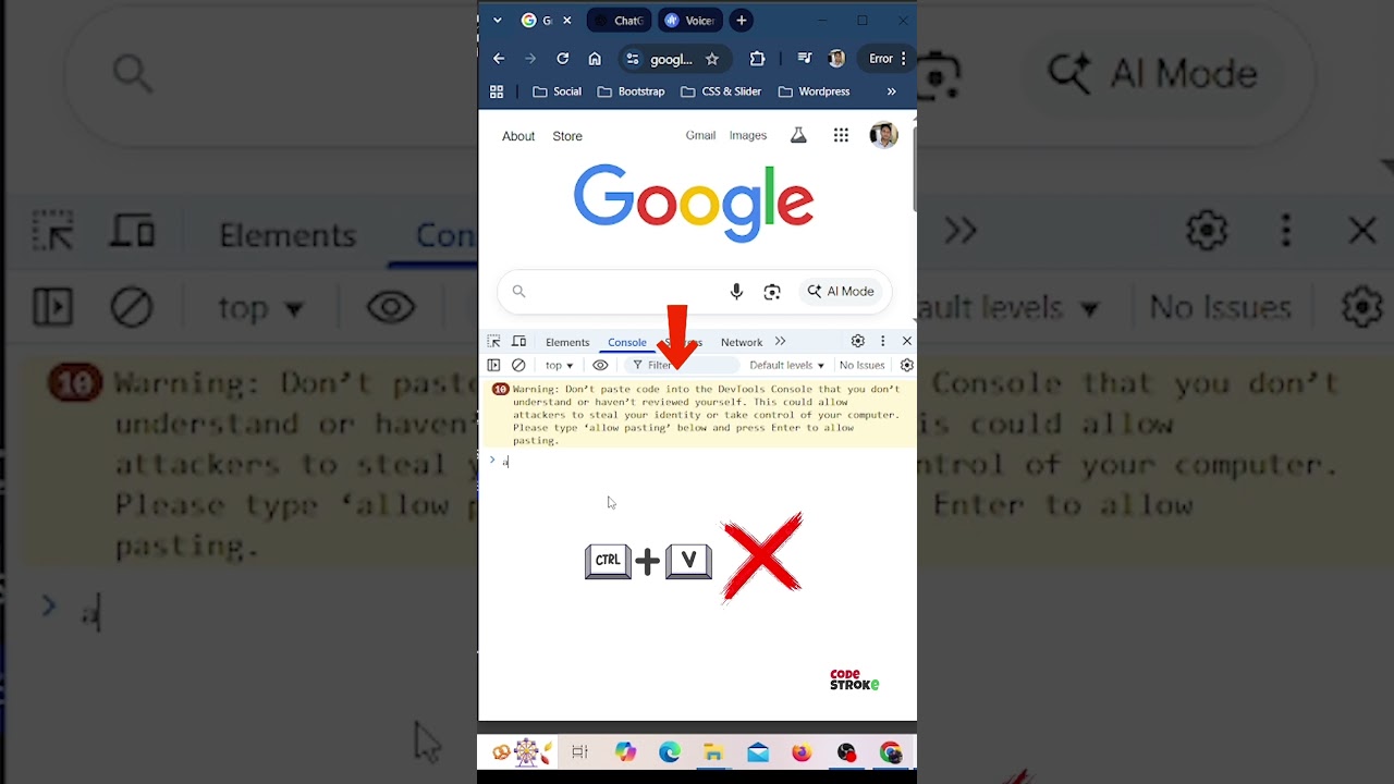 How to Enable Paste in Chrome Console Instantly! #shorts #browser #chrome