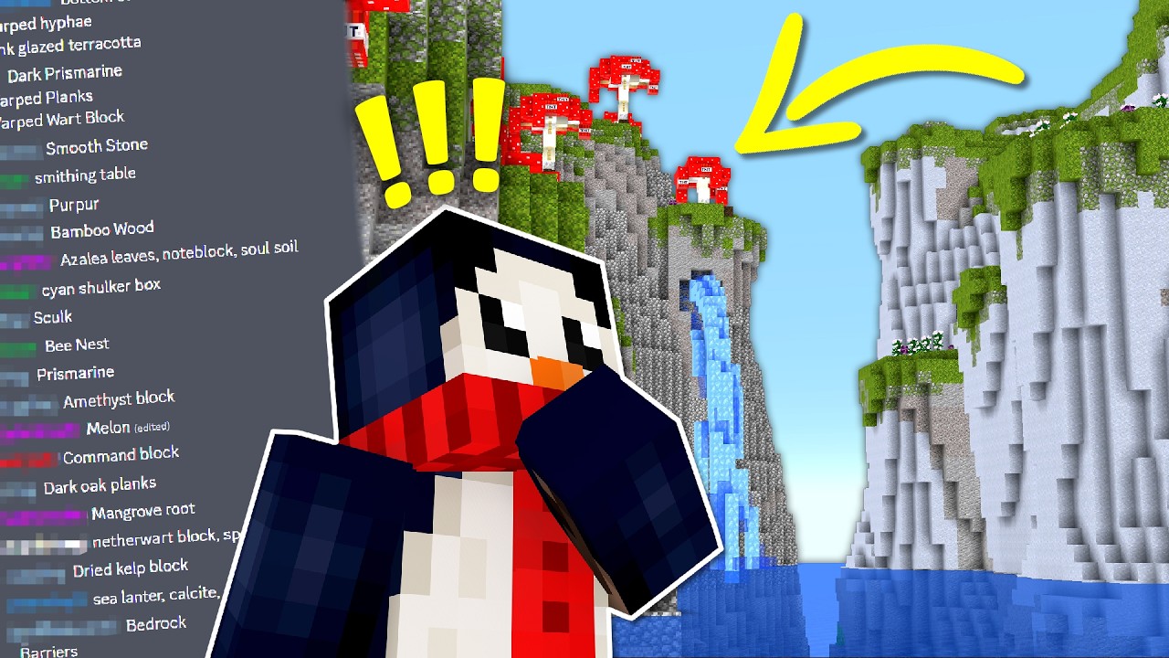 I Built a Landscape with YOUR Minecraft Block Palettes