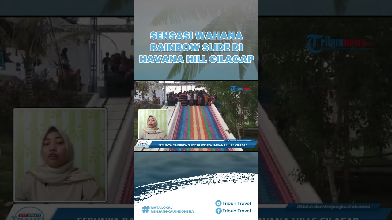 Jajal Sensasi Wahana Rainbow Slide, Seluncuran Raksasa di Tempat Wisata ...