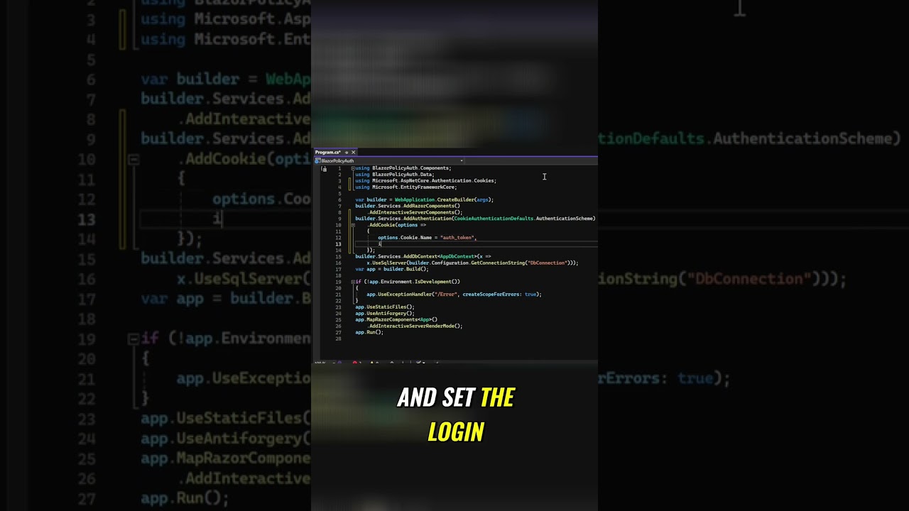 Blazor Cookie based Authentication #dotnet #dotnetcore