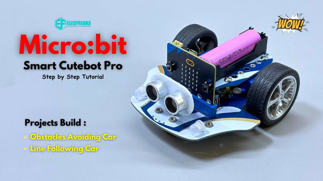 Meet the Cutebot Pro - The smartest Micro:bit Robot Car!