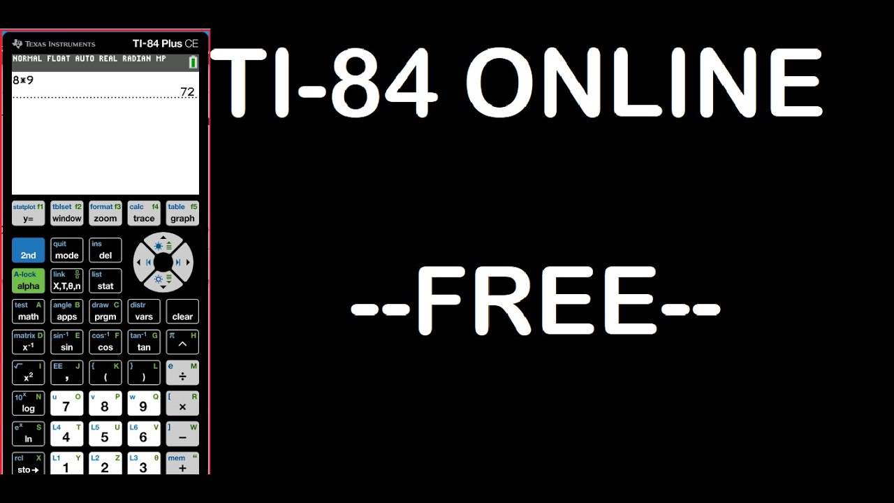 TI84 Online - Free