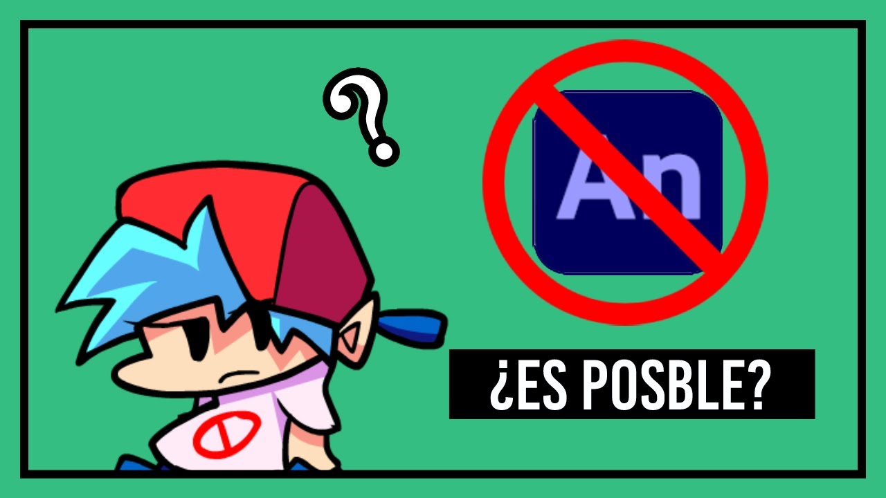 ¿Se puede hacer SPRITES para FNF sin ADOBE ANIMATE?