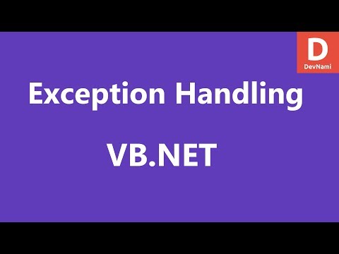 Learn VB Net Exception Handling - Mind Luster