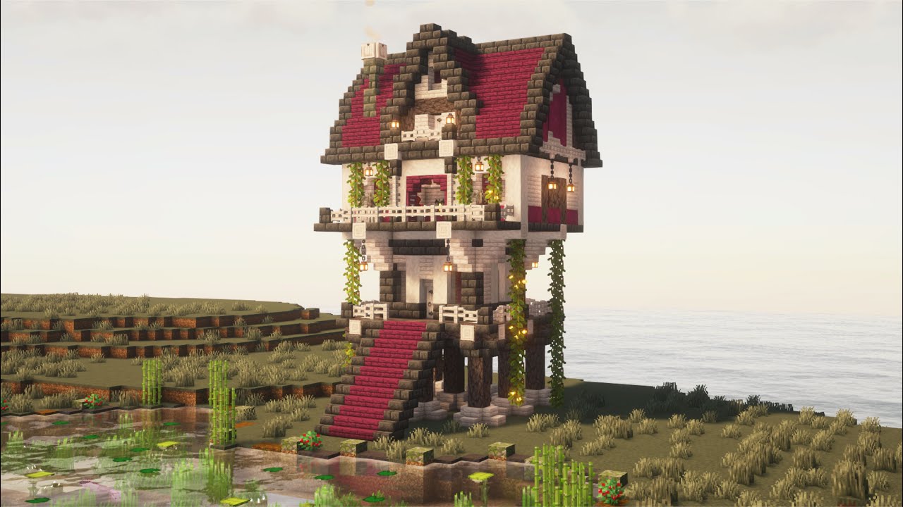 Minecraft: How to build Pale Oak Alchemist´s House - Tutorial ...