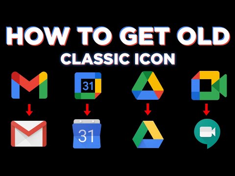 How to get old classic icon Gmail, Calendar, Drive icons back on Android | Technical Pic 2020
