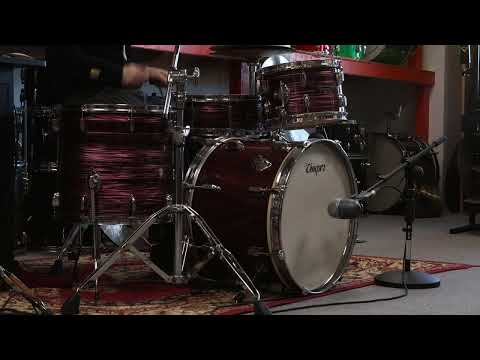 Vintage Tempro Red Strata Drum Set | Reverb