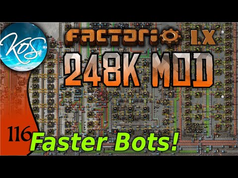 Steam Community :: Video :: Factorio 248k Mod 116 - ROCKET & FUEL FASTER BOTS! - Tips & Tricks