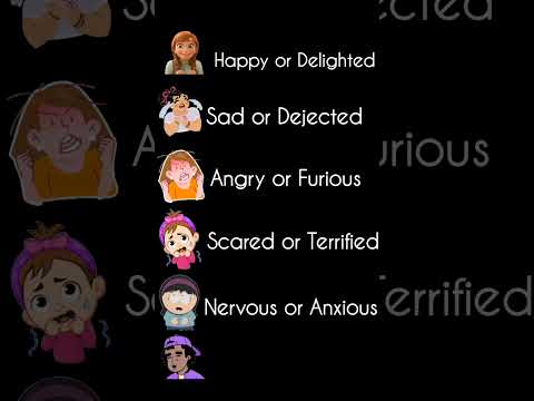 Teach your kids, Synonyms for emotions!