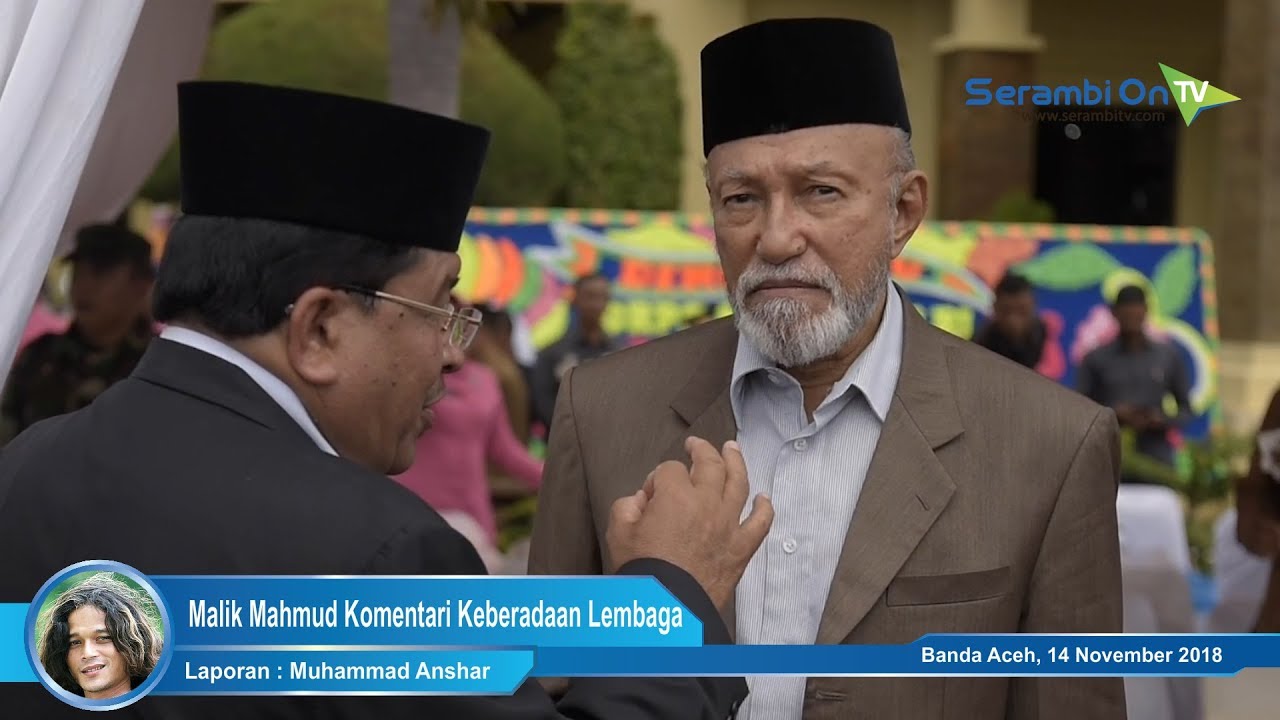 Terkait Lembaga Wali Nanggroe, Malik Mahmud Sebut Ada Pihak yang Tidak ...