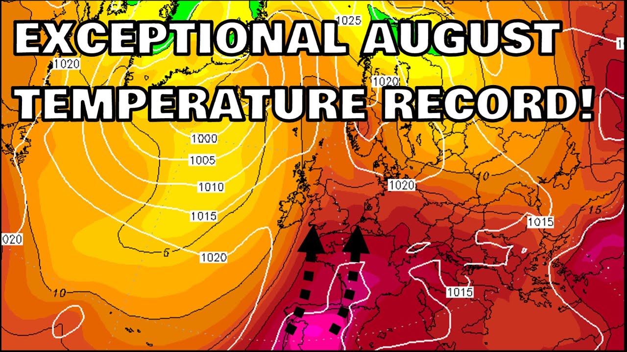 Exceptional August Temperature Record! 30th August 2023