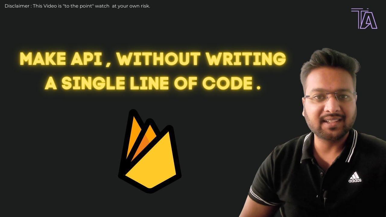 How to make api in firebase