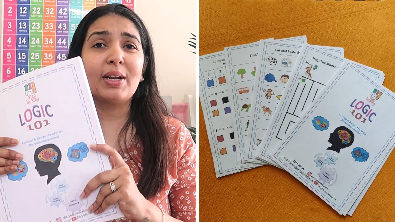 Launching LOGIC 101 Worksheets for kids | Contents, Price, How to Order