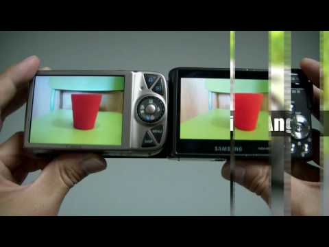AMOLED(WB1000) vs TFT LCD(IXUS 990IS)