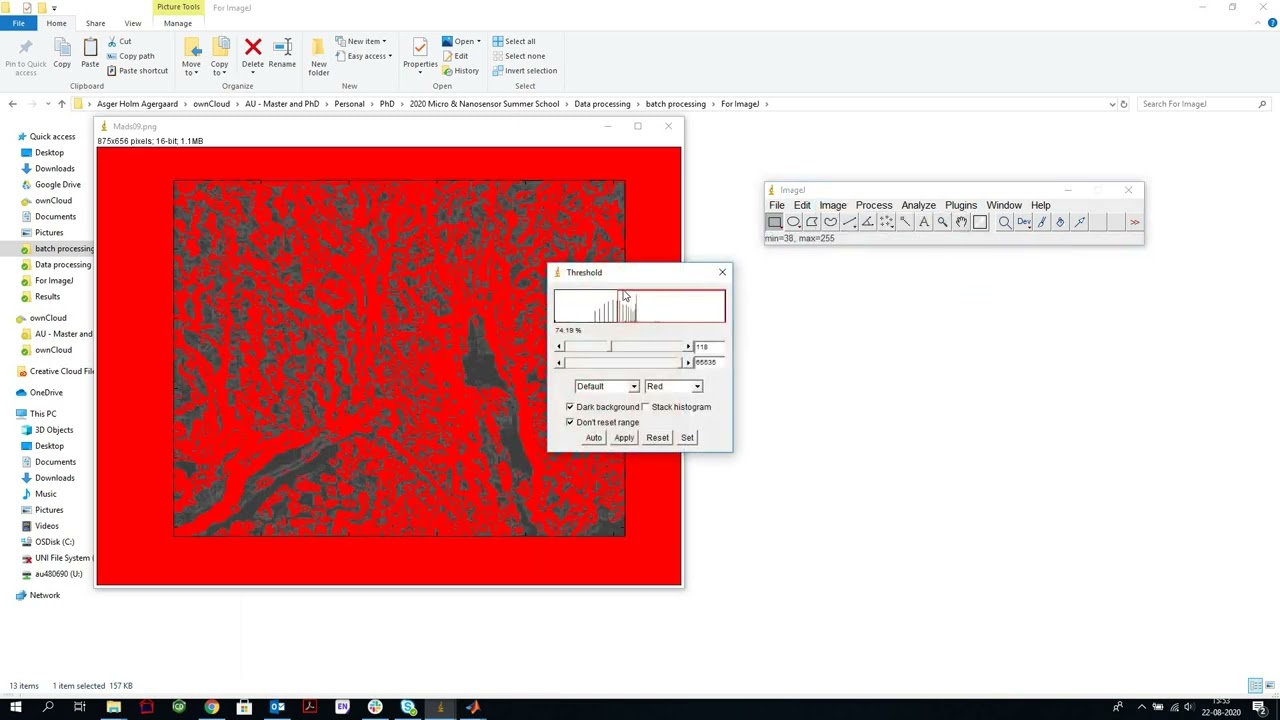 Guide to MatLab and ImageJ AFM image processing