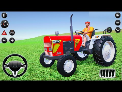New Indian Tractor Pro Simulation | İndian Farming And Trolley Cargo Game - Android Gameplay