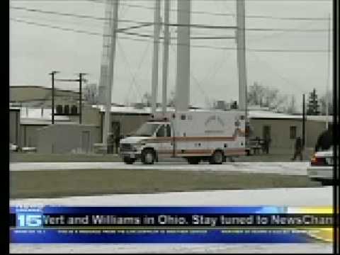 Man rescued from water tower