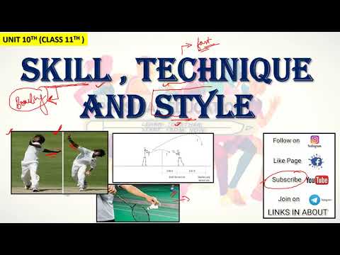 Technique and Skill: Meaning and Characteristics Video Lecture ...