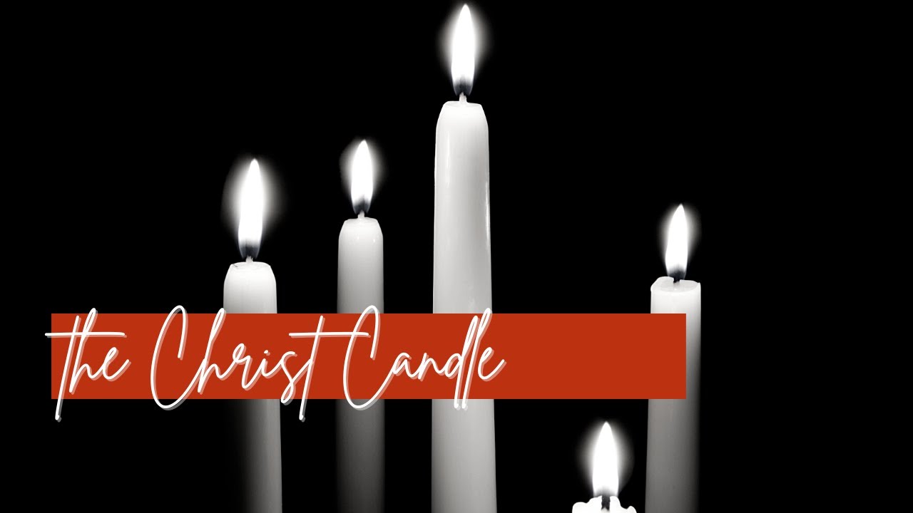 Lighting the Christ Candle