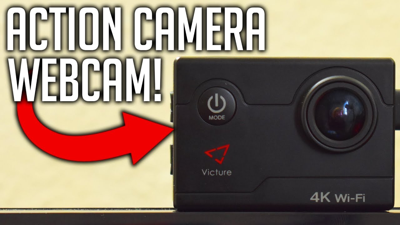 How To Use An Action Camera As A Webcam On OBS | Victure AC700 4K Action Camera