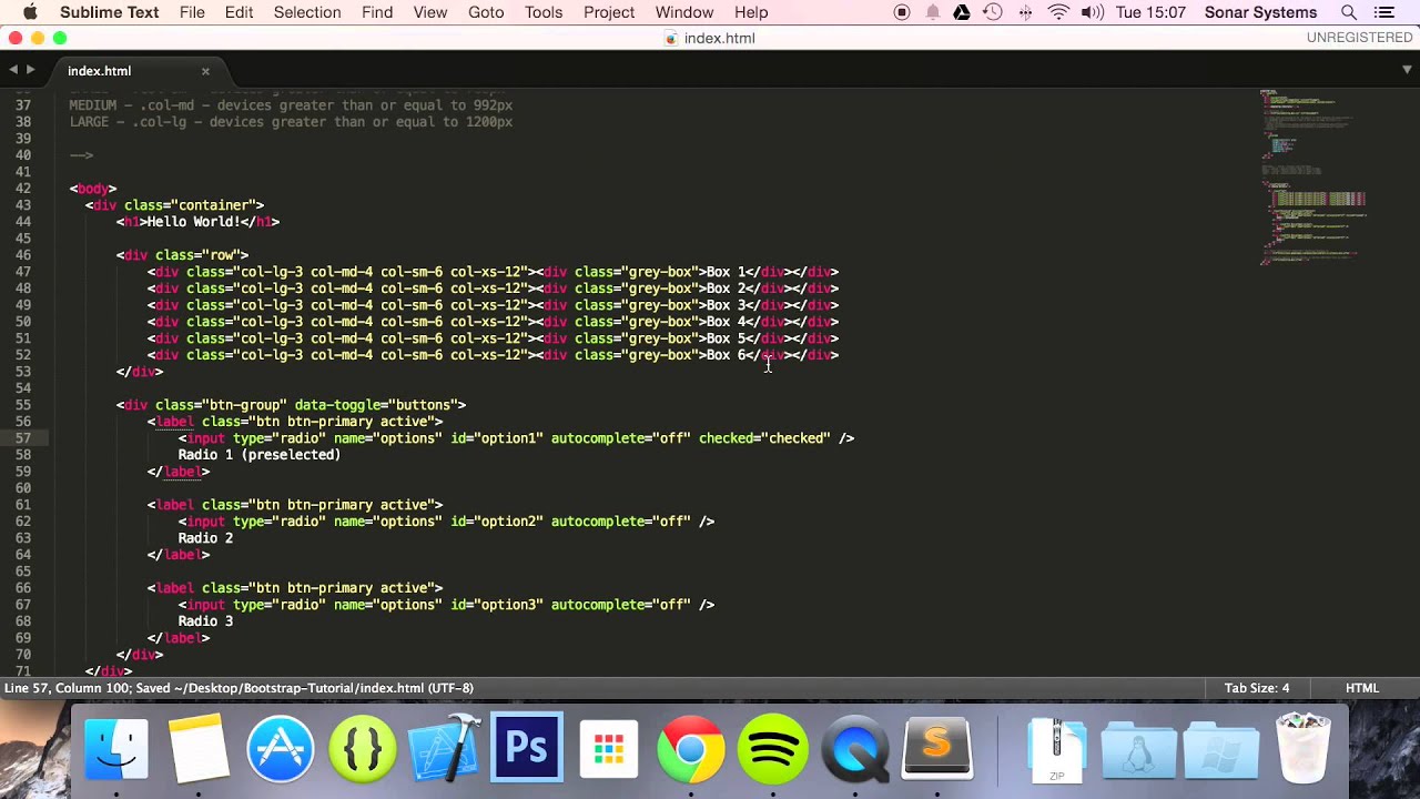 Bootstrap 3 Tutorial 93 - Radio Buttons