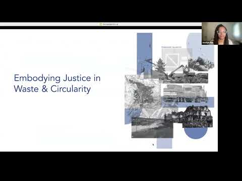 CNCA Webinar: Embodying Justice in the Built Environment — Circularity In Practice