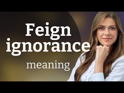 Feigning Ignorance: A Key to Understanding Subtle English