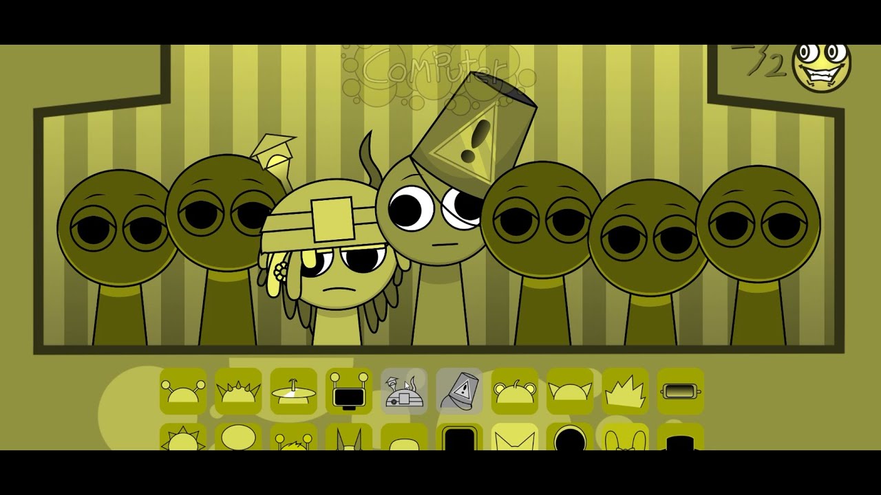 Yellow Construct - A Sprunki Mustard Mix