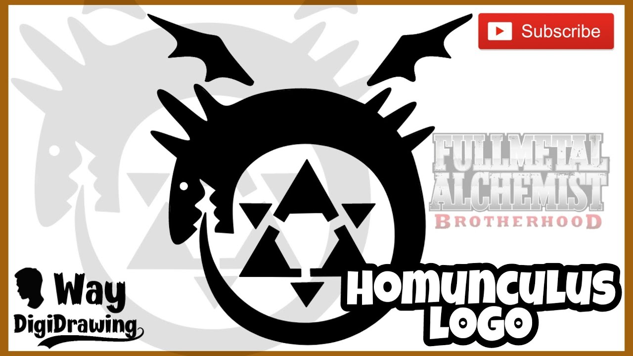 How to Draw Homunculus Tattoo from Fullmetal Alchemist