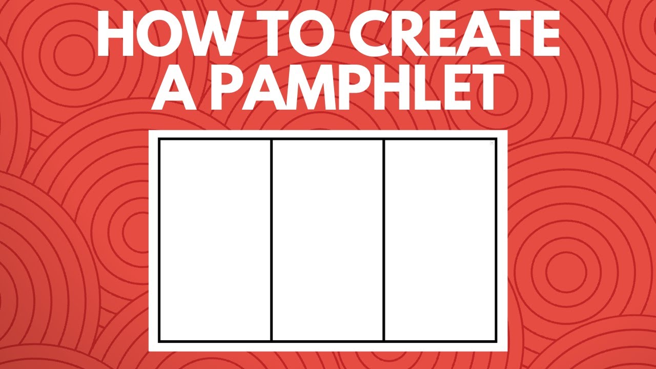How to Make a Pamphlet on Google Docs